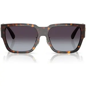 Versace Biggie Rectangular Sunglasses - Havana