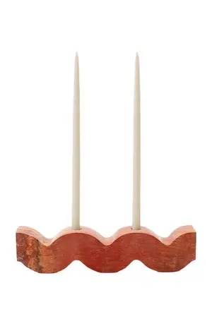 DAR PROYECTOS Wavy Gemstone Candelabra - Jasper