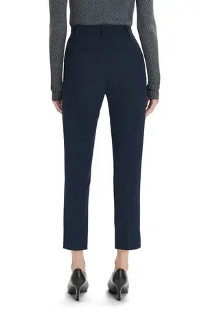 FAVORITE DAUGHTER High-waist Ankle Cigarette Pants - Navy