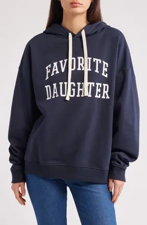 Favorite Daughter Drawstring Sweatshirts Hoodies For Women