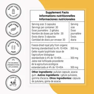 SUPERSMART Organic Royal Jelly 300mg