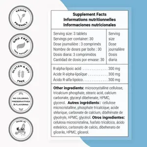 SUPERSMART R-lipoic Acid 300mg Per Day