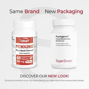 SUPERSMART Pycnogenol 200mg Per Day