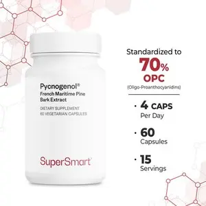 SUPERSMART Pycnogenol 200mg Per Day