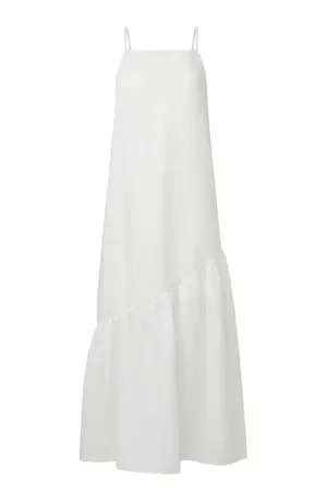 Onia Air Linen Maxi Dress - White