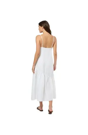Onia Air Linen Maxi Dress - White