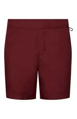 Onia Nylon Crinkle 5" Swim Trunk - Brick