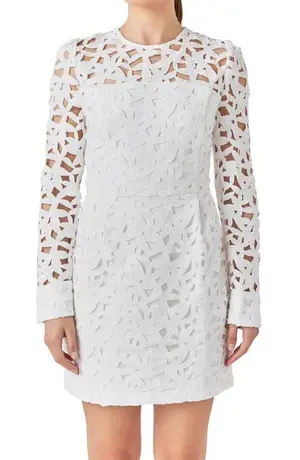Endless Rose Floral Lace Mini Dress