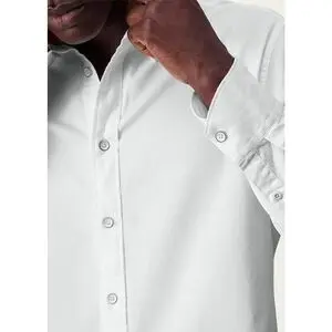 Rag & Bone Tomlin Stretch Dobby Shirt - Mdblue