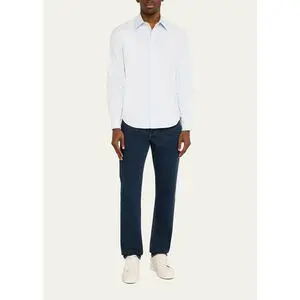 Rag & Bone Tomlin Stretch Dobby Shirt - Mdblue