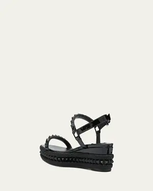 CHRISTIAN LOUBOUTIN 60mm Pyraclou Spike Wedge Sandals