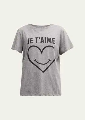 Cinq À Sept Smiling Heart Graphic T-shirt