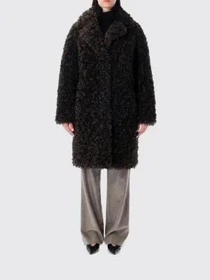 STAND STUDIO Faux Fur Coat - Brown