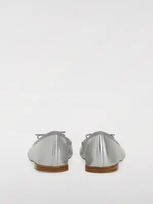 Repetto Metallic Ballet Flats - Silver