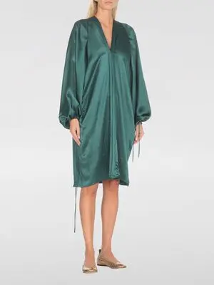 LANVIN Long Sleeve V-neck Dress