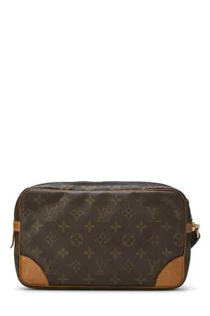 LOUIS VUITTON Monogram Canvas Marly Dragonne Wristlet