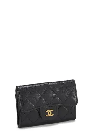Chanel Caviar Classic Flap Card Holder
