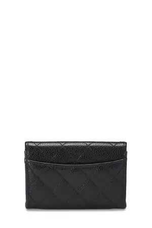 Chanel Caviar Classic Flap Card Holder