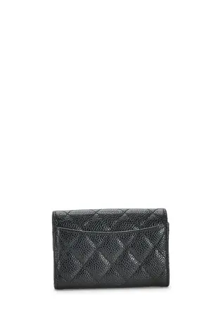 Chanel Caviar Classic Flap Card Holder