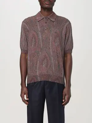 Etro Polo Shirt Men Red