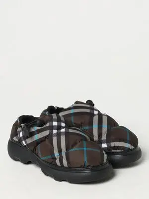 Burberry Checked Quilted Sneakers - Black
