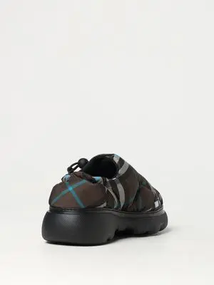 Burberry Checked Quilted Sneakers - Black