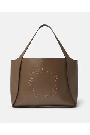Stella McCartney Logo Large Tote Bag - Red