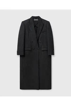 Stella McCartney Stella McCartney Double-Breasted Long Wool Coat - Neutral