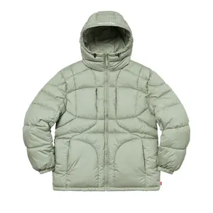 Supreme Warp Hooded Puffy Jacket - Green