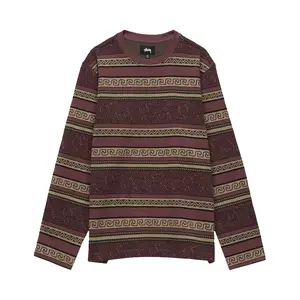 StÜssy Sumatra Long-sleeve Tee 'maroon - Red