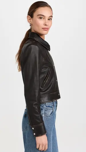 IRO PARIS Demet Leather Jacket