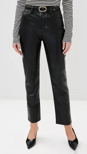 ANINE BING Bruno Pants - Black