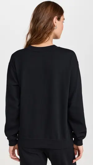 Z Supply Crewneck Fleece Sweatshirt - Black