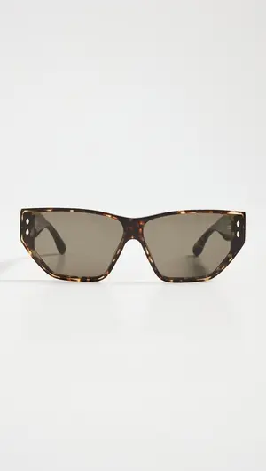Isabel Marant Narrow Flat Top Sunglasses