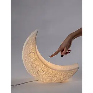 SELETTI My Little Moon Crescent-shape Table Lamp 33cm - One-color