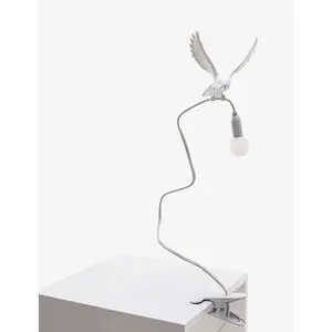 SELETTI Sparrow Taking Off Resin Clamp Lamp 100cm - One-color