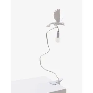 SELETTI Sparrow Taking Off Resin Clamp Lamp 100cm