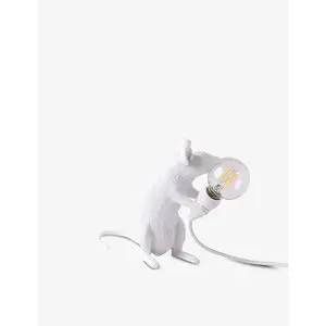 SELETTI Mouse Resin Usb Lamp 12.5cm - One-color