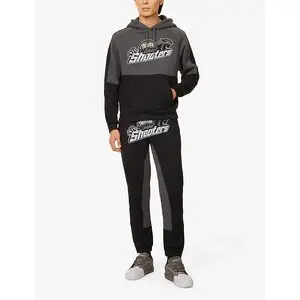 Trapstar Shooters Logo Applique Cotton-blend Jersey Hoodie