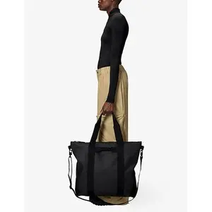 Rains Waterproof Coated-shell Tote Bag - 01 Black