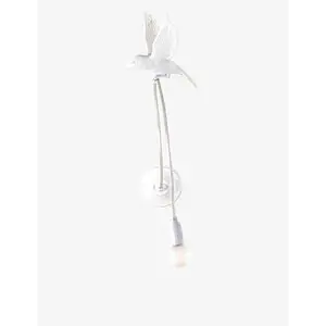 SELETTI Sparrow Landing Resin Clamp Lamp 100cm