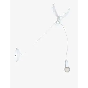 SELETTI Sparrow Landing Resin Clamp Lamp 100cm