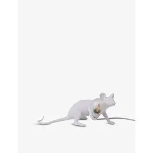 SELETTI Mouse Resin Usb Lamp 8.1cm - One-color