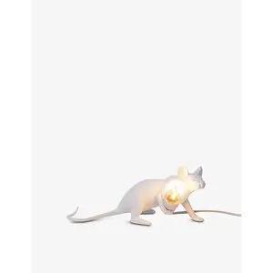 SELETTI Mouse Resin Usb Lamp 8.1cm - One-color