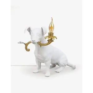 SELETTI Rio Dog Resin Lamp 34cm - One-color