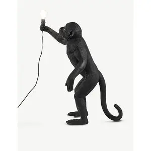 SELETTI Standing Monkey Resin Lamp 54cm - One-color