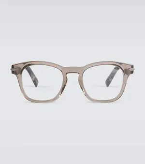 Dior Square Frame Glasses - Beige