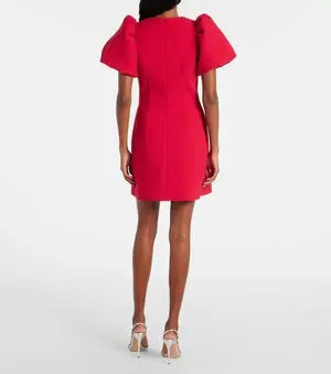 Rebecca Vallance Akari Puff-sleeve Minidress