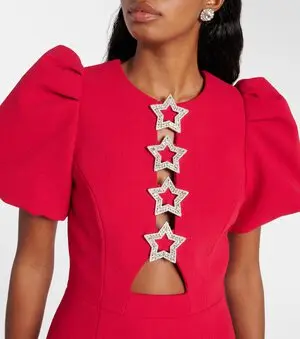 Rebecca Vallance Akari Puff-sleeve Minidress
