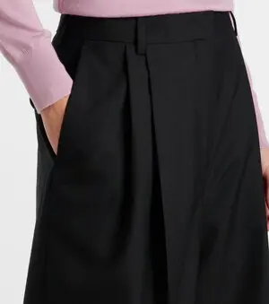 Dries Van Noten High-rise Wide-leg Wool Pants